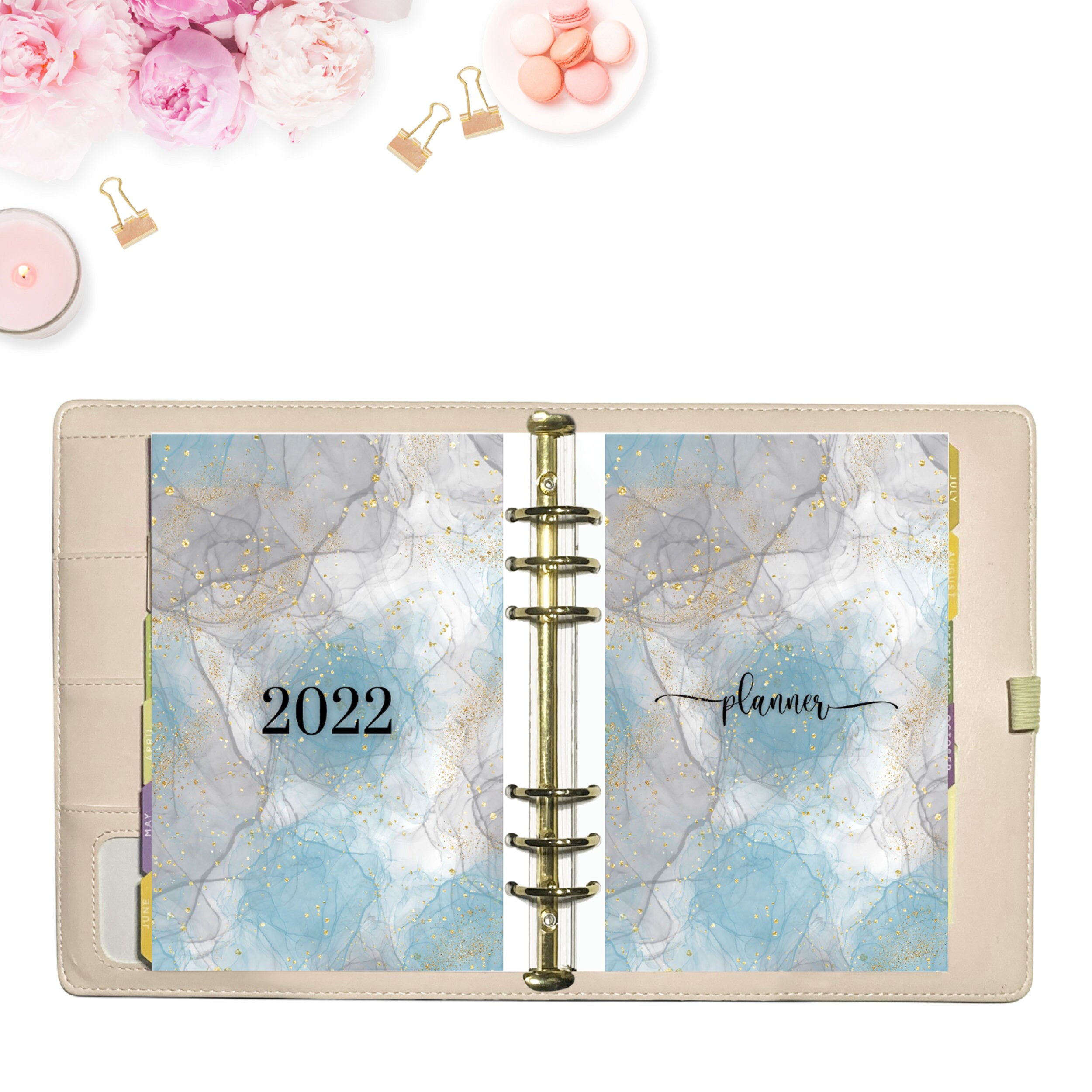 Printable Planner Cover Page| Instant Download | Binder Cover ...