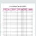 Printable Checkbook Register, Checkbook Balance Log, Checkbook ...