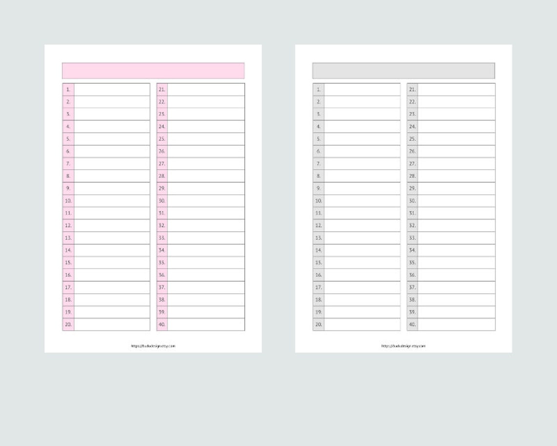 Blank Checklist Template Printable Colors 3 , Simple Checklist Template ...