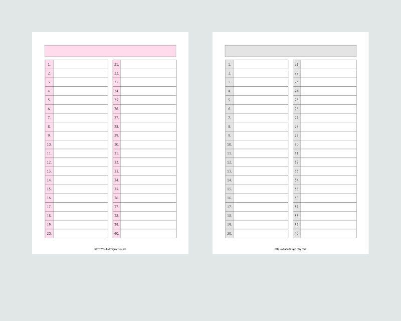 Blank Checklist Template Printable Colors 3 , Simple Checklist Template ...