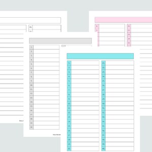 Blank Checklist Template Printable Colors 3 , Simple Checklist Template ...