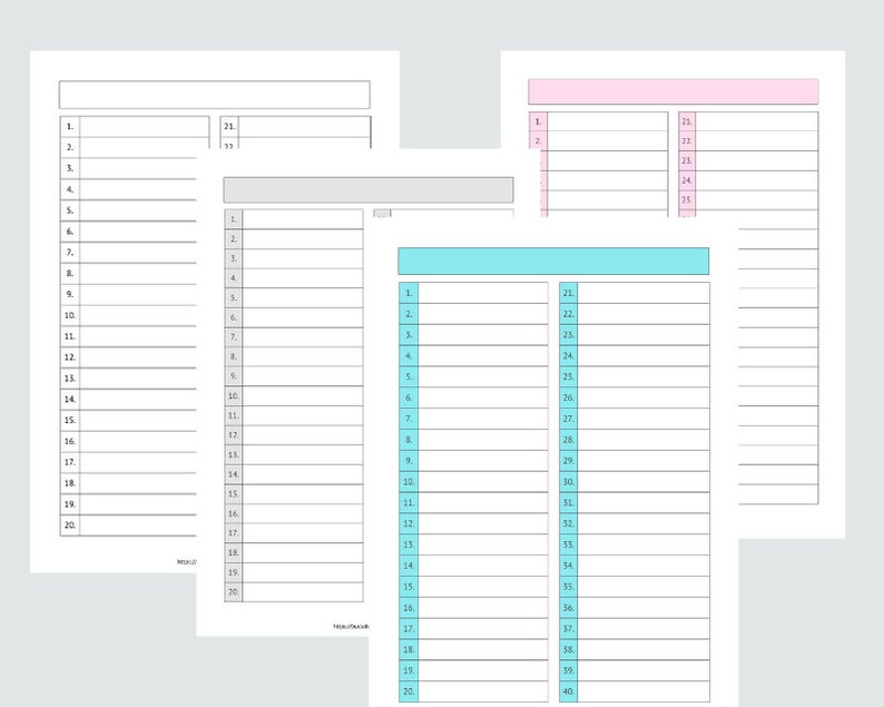 Blank Checklist Template Printable Colors 3 , Simple Checklist Template ...
