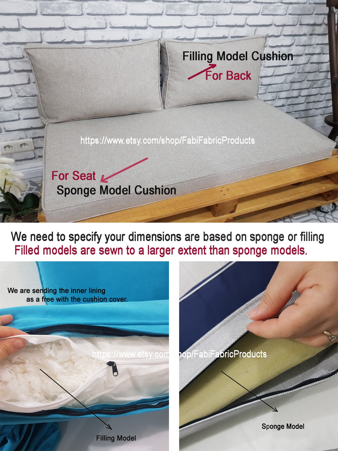 Custom Cushion Cover Custom Seat Cushion Outdoor Seat - Etsy