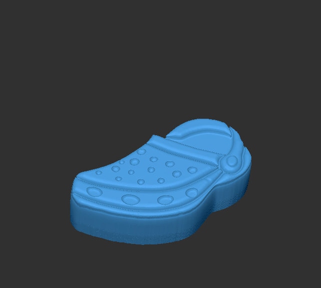 Rubber Style Slip on Shoe STL File for 3d Printing Laser CNC Router 3D ...