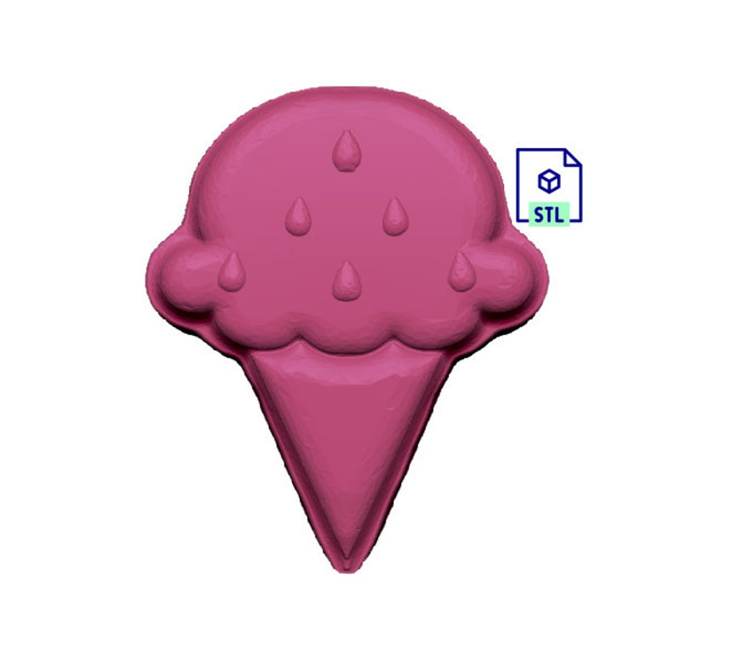 Watermelon Ice Cream STL File for 3d Printing Laser CNC Router 3D ...