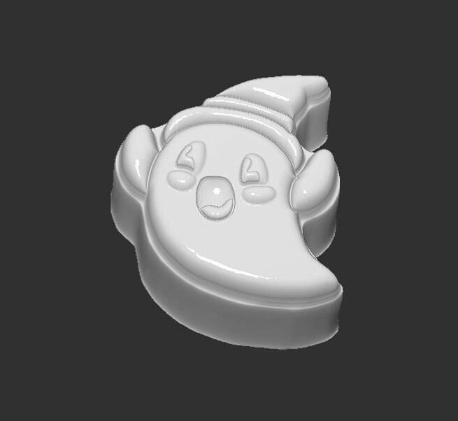 Kawaii Booing Ghost STL File for 3d Printing Laser CNC - Etsy