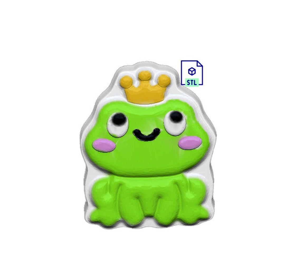 Prince Frog STL File for 3d Printing - Laser CNC Router - 3D Printable ...