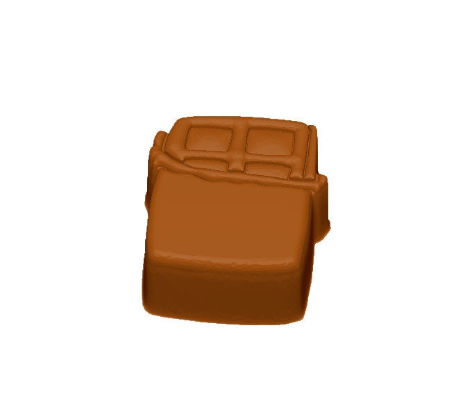 Chocolate Bar STL File for 3d Printing Laser CNC Router 3D Printable ...