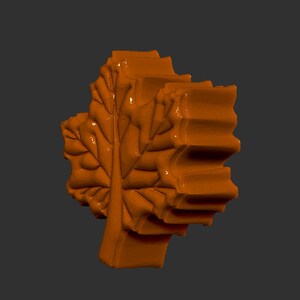 Maple Leaf STL File for 3d Printing - Laser CNC Router - 3D Printable ...