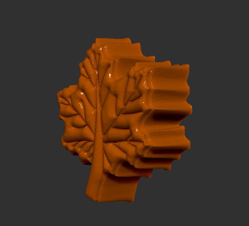 Maple Leaf STL File for 3d Printing - Laser CNC Router - 3D Printable ...