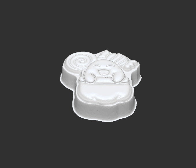 Kawaii Ghost in Candy Bucket STL File for 3d Printing Laser - Etsy
