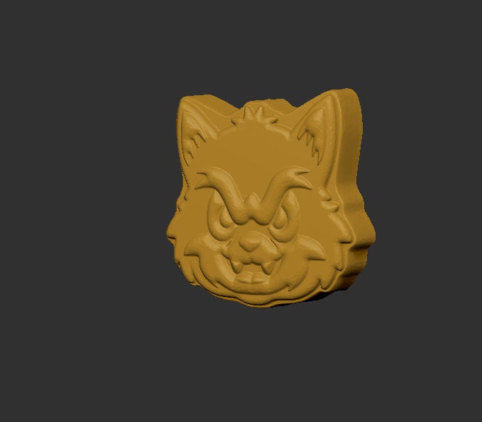 Kawaii Werewolf STL File for 3d Printing Laser CNC Router 3D Printable ...