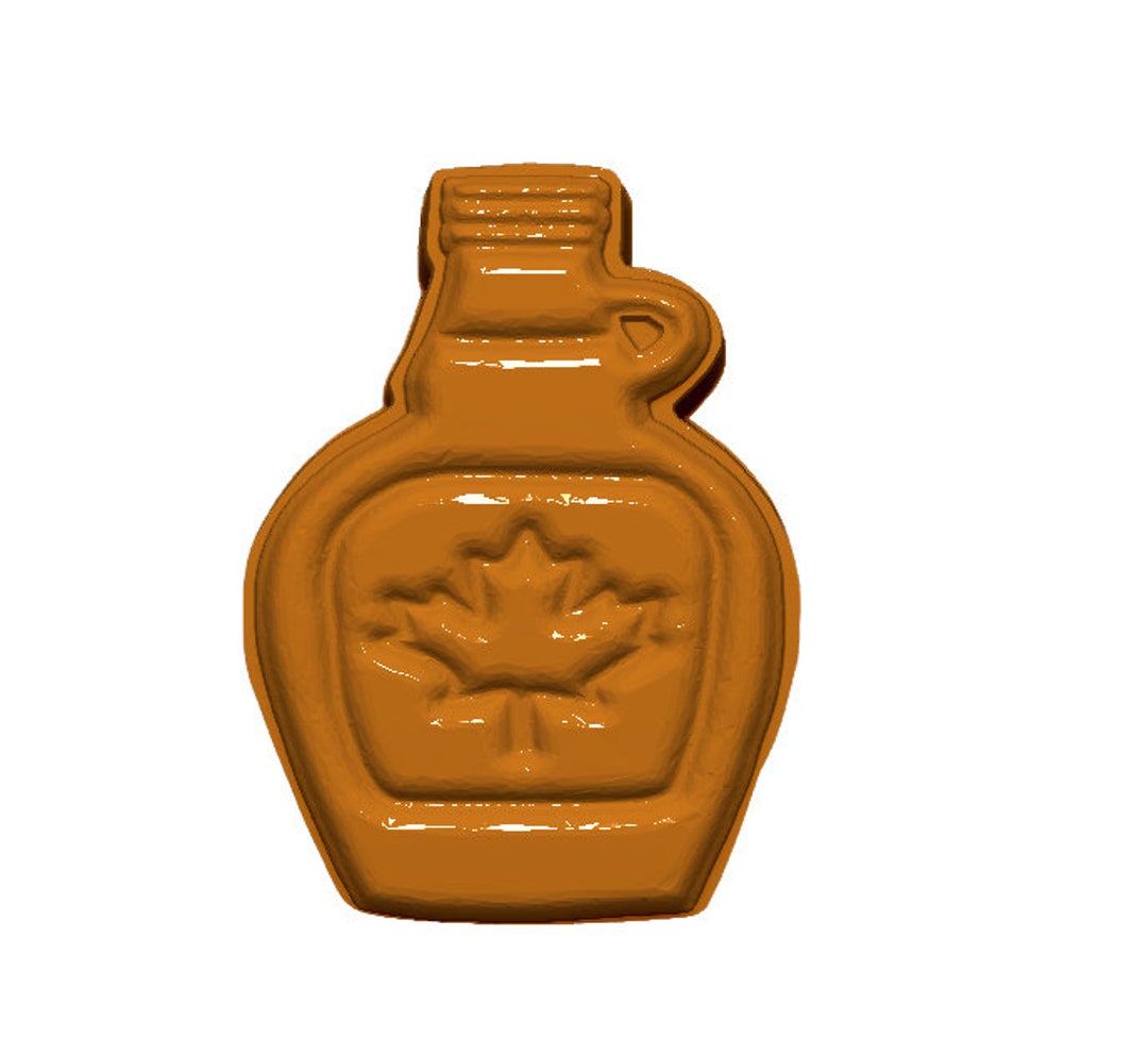 Maple Syrup Bottle STL File for 3d Printing Laser CNC Router 3D ...