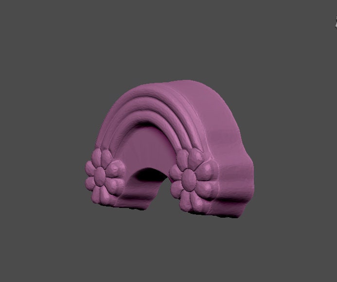 Flower Power Rainbow STL File for 3d Printing Laser CNC Router 3D ...