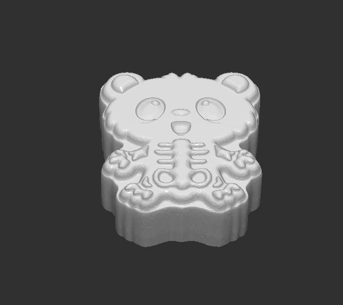 Skeleton Bear STL File for 3d Printing Laser CNC Router 3D - Etsy