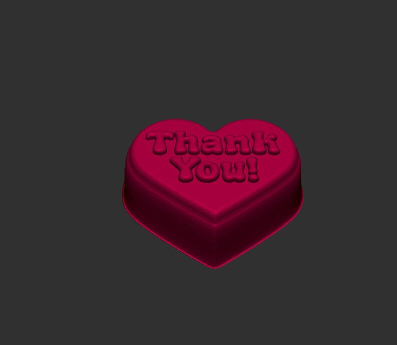 Thank You Heart STL File for 3d Printing Laser CNC Router - Etsy