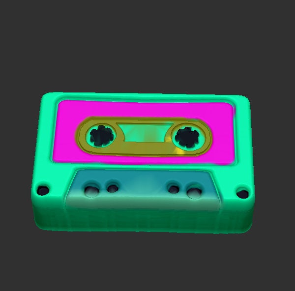 90's Cassette Tape STL File for 3d Printing Laser CNC Router 3D ...
