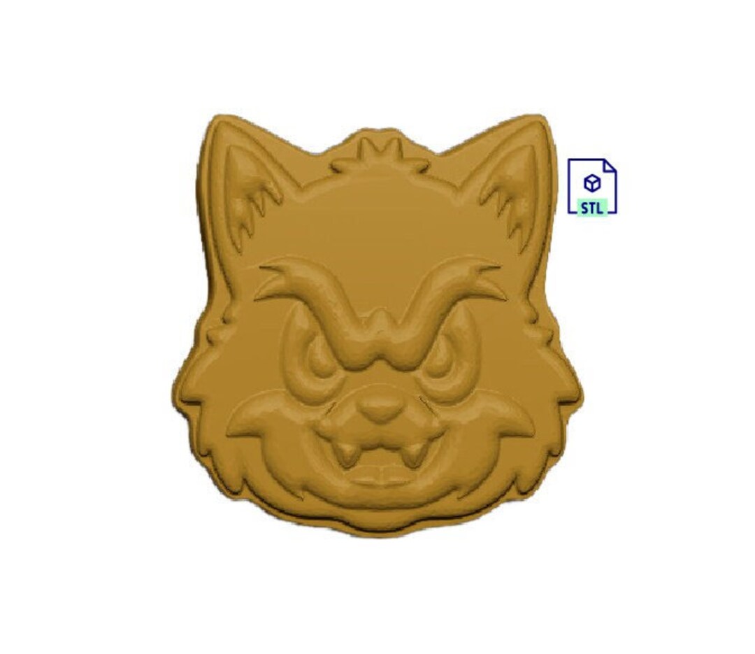 Kawaii Werewolf STL File for 3d Printing Laser CNC Router 3D Printable ...