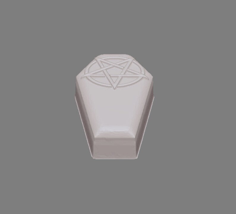 Wicca Coffin STL File for 3d Printing - Laser CNC Router - 3D Printable ...