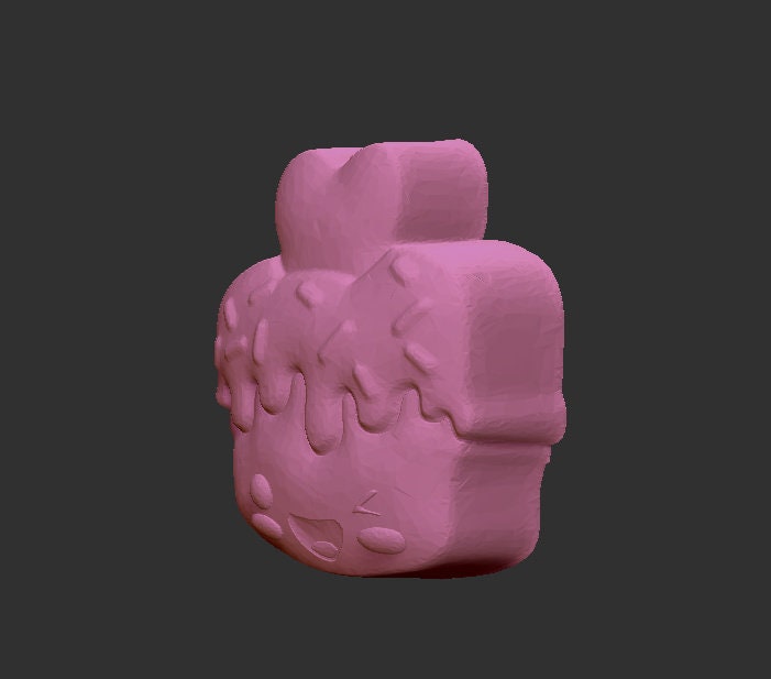 Kawaii Frosted Cupcake STL File for 3d Printing - Laser CNC Router - 3D ...