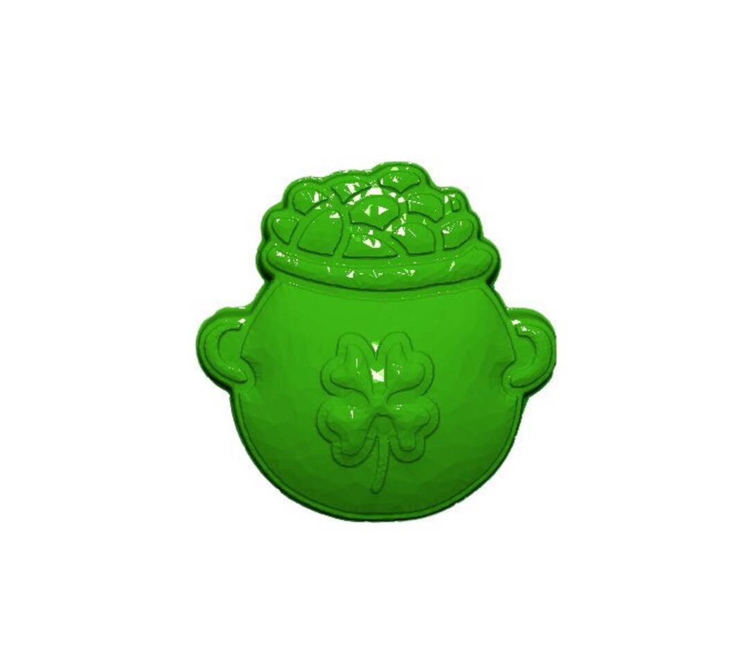 Pot O' Gold STL File for 3d Printing Laser CNC Router - Etsy
