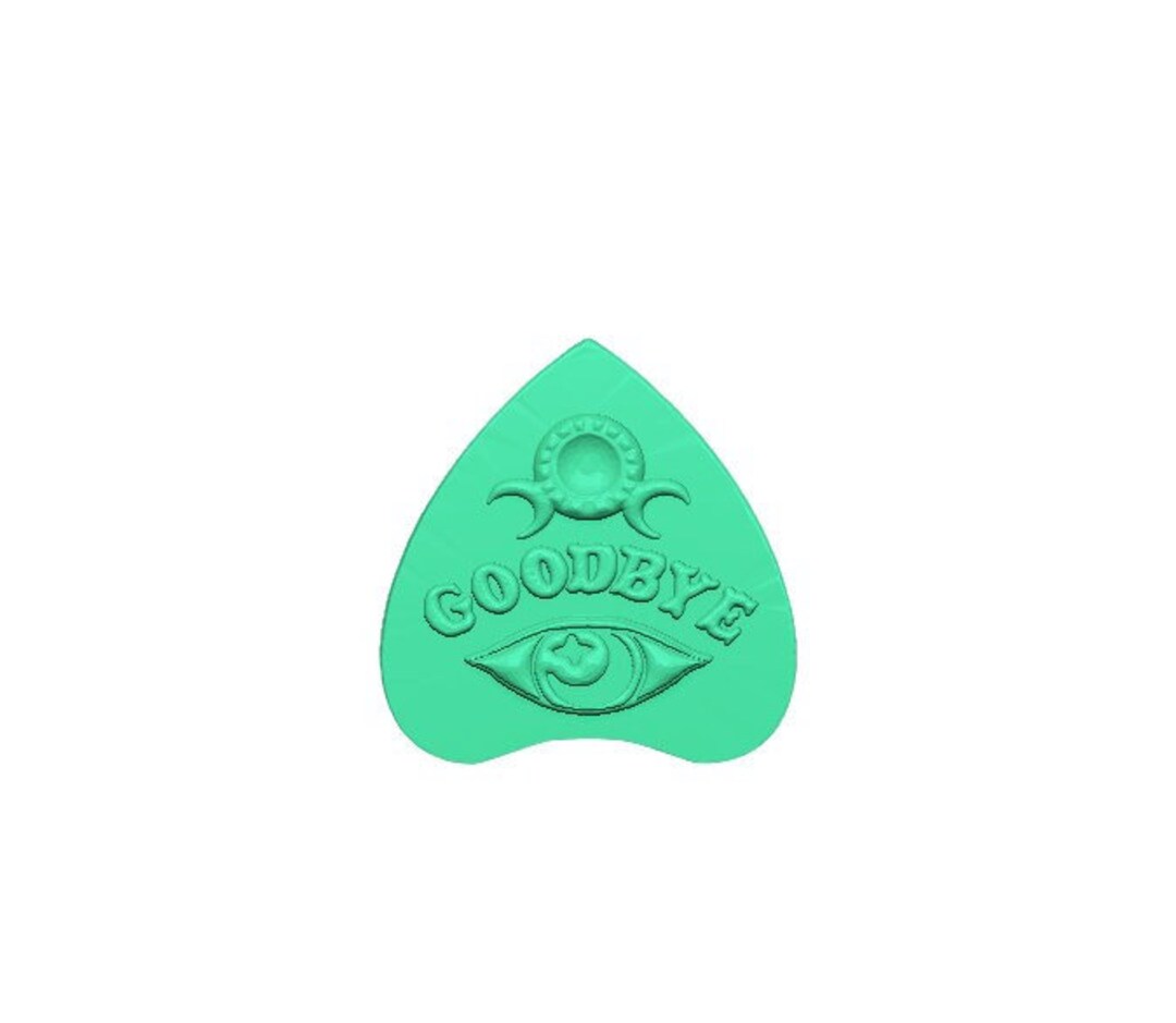 Goodbye Ouija Planchet STL File for 3d Printing - Laser CNC Router - 3D ...