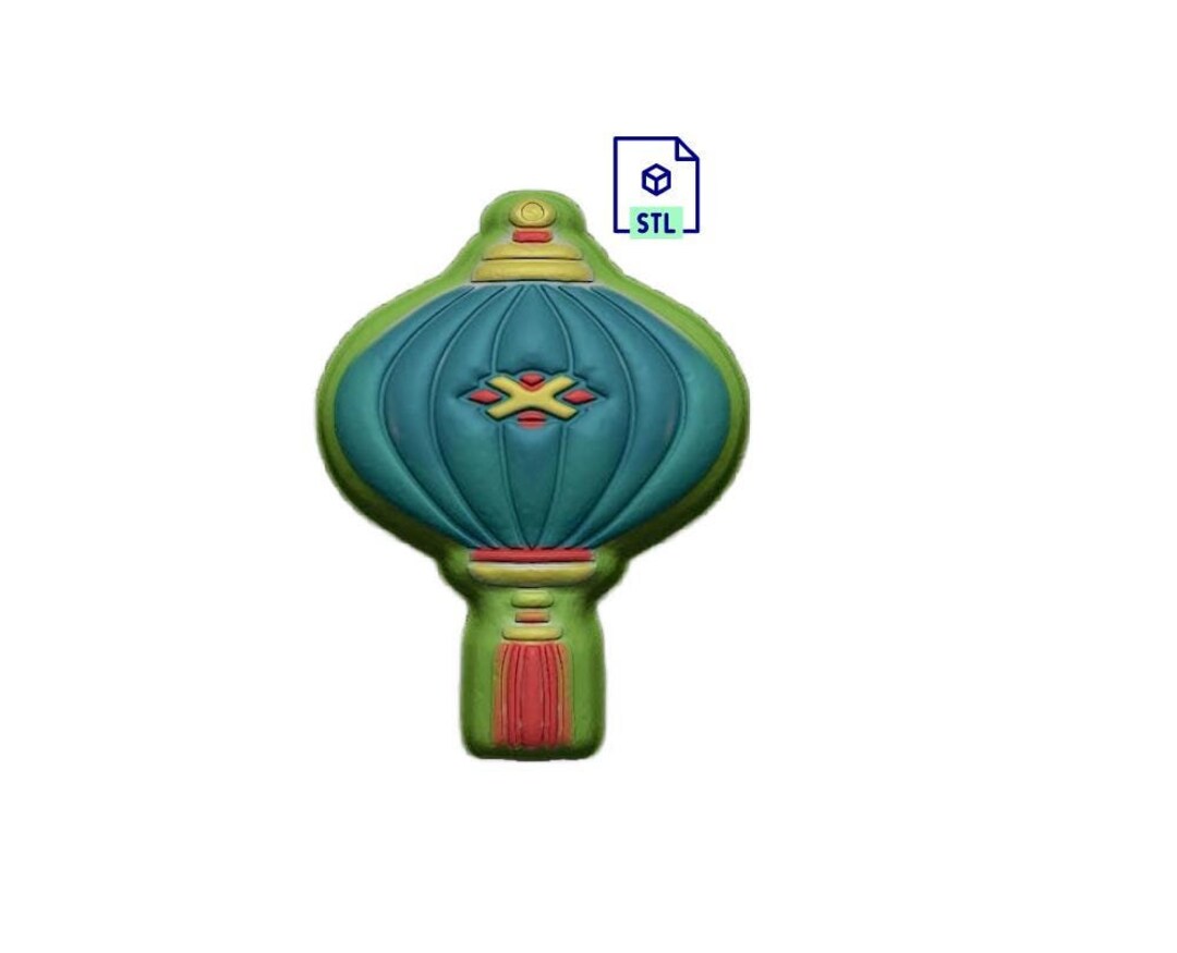 Chinese Lantern STL File for 3d Printing - Laser CNC Router - 3D ...