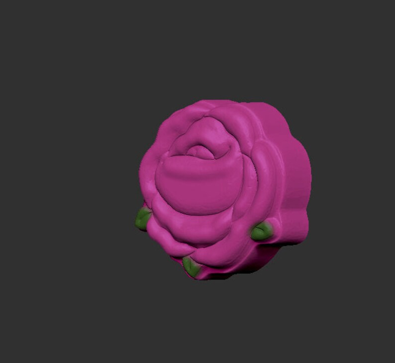 Rose STL File for 3d Printing - Laser CNC Router - 3D Printable Model ...