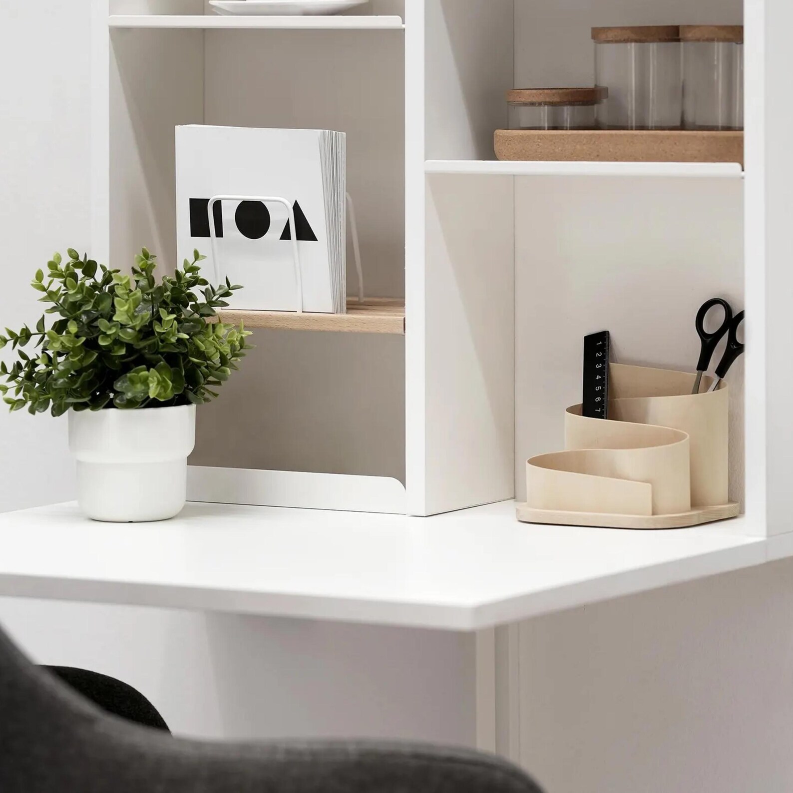 Aesthetic Wave Organizer 3D Printed Desktop Organizer Colour ...