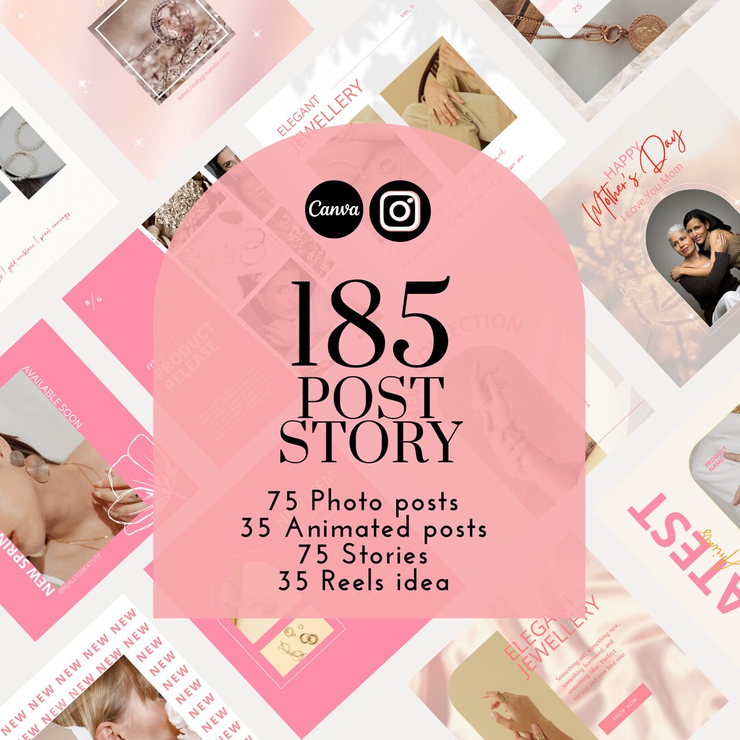 Instagram Content Templates Story Reels Minimalistic Templates Social ...