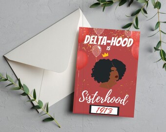 Happy Birthday Delta Cards - Etsy