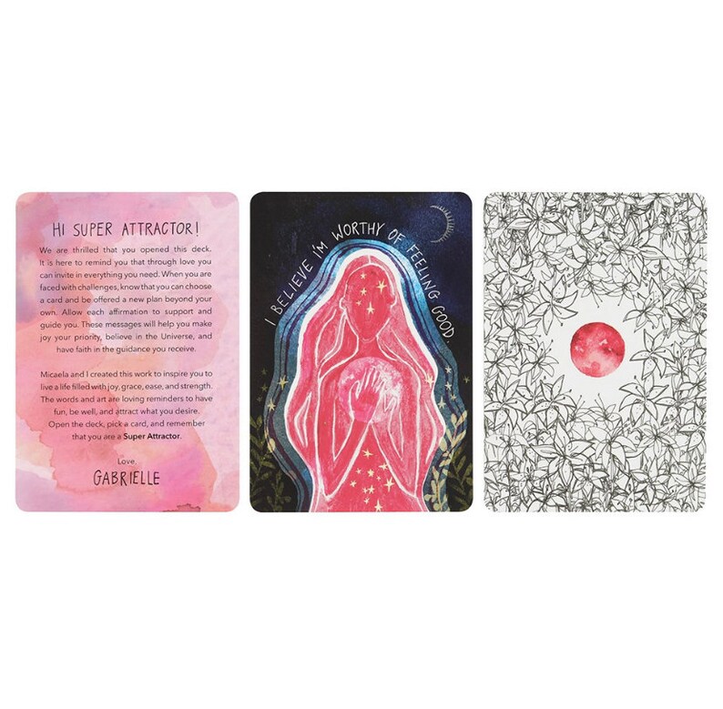 The Super Attractor Oracle Card Deck by Gabby Bernstein - Etsy