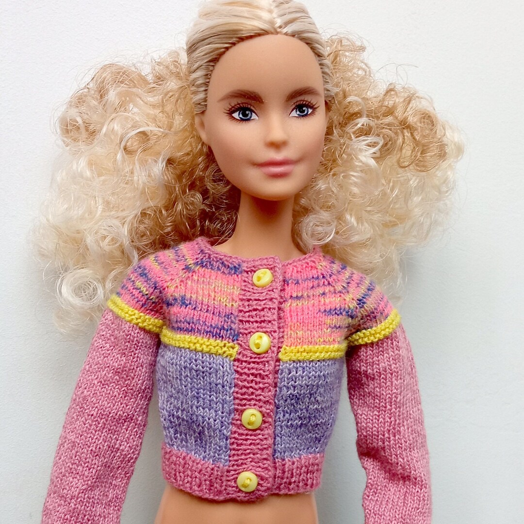 Knitted Sweater Clothes Outfit for Barbie - Etsy