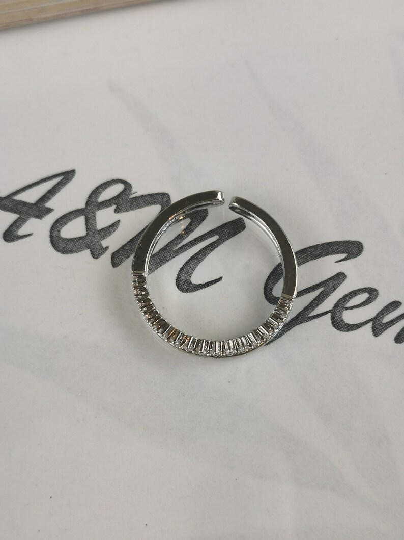 Lab Made Zircon Ring Smooth Zircon Dainty Crystal Jewelry - Etsy
