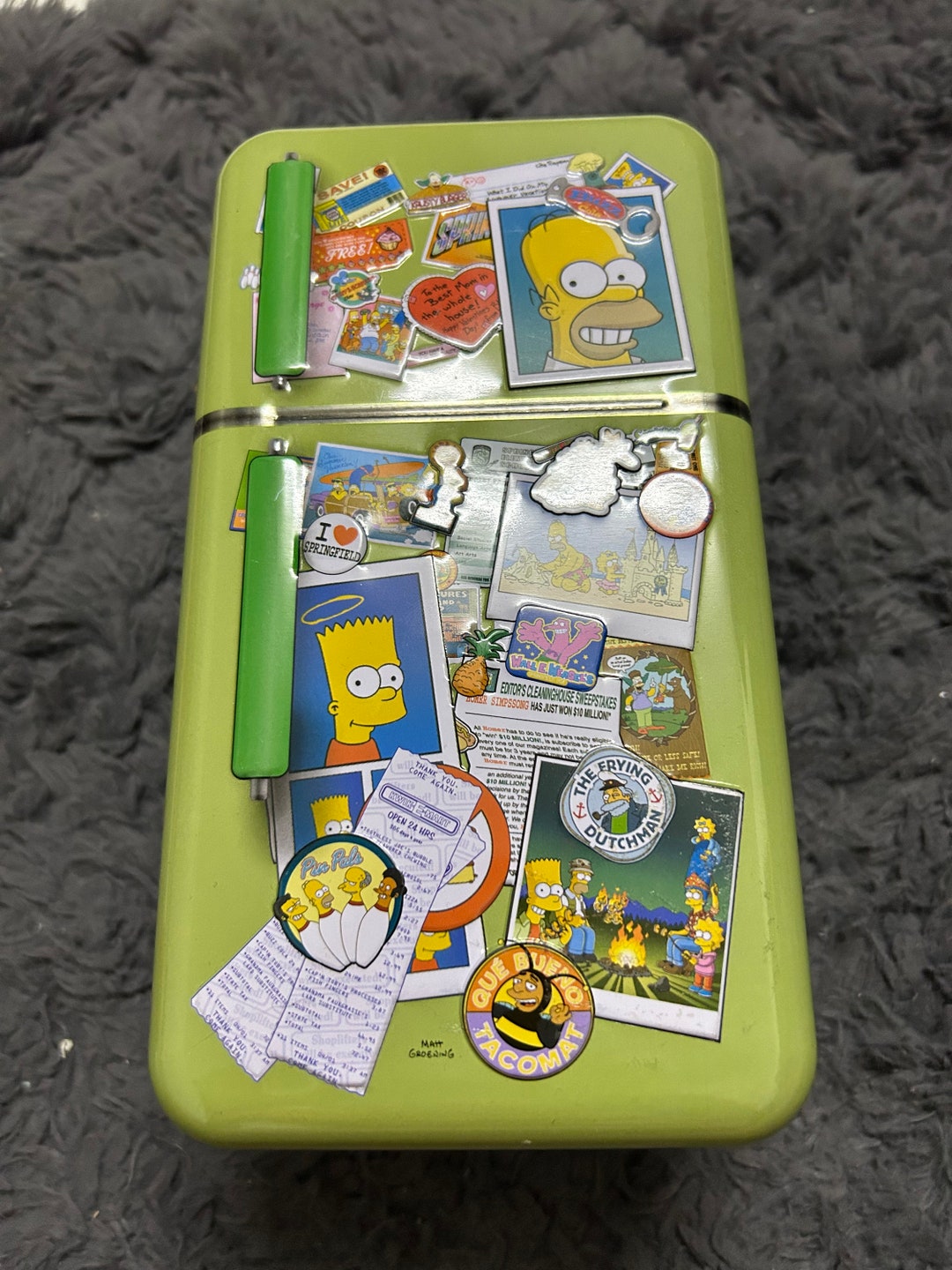 The Simpsons Fridge Tin // Limited Edition - Etsy