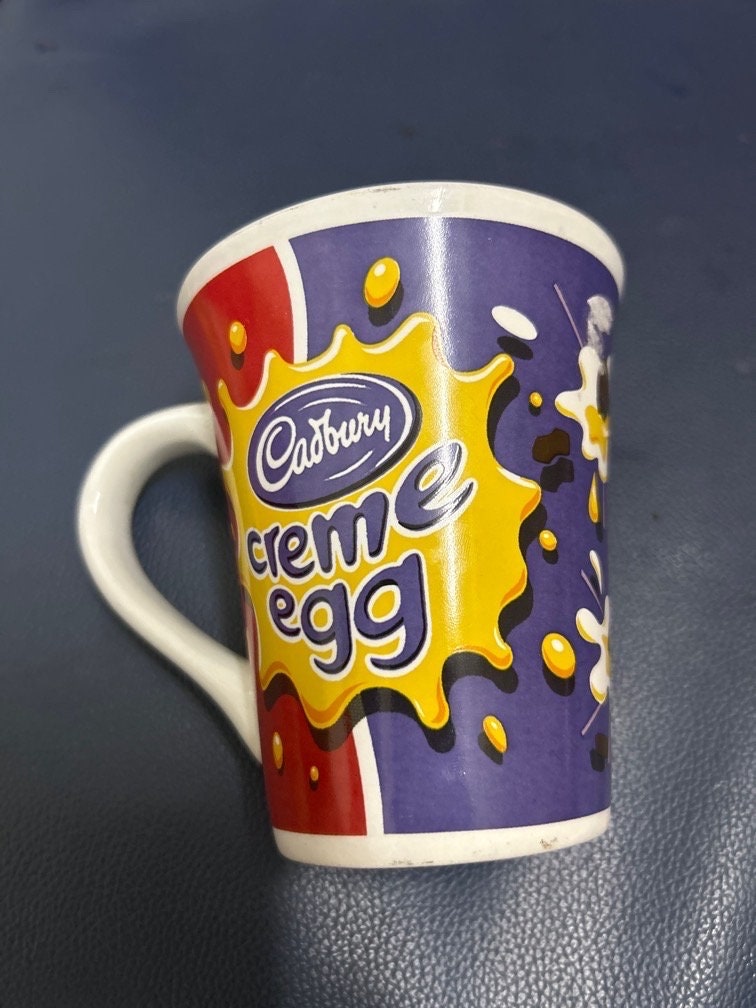 Vintage Limited Edition Cadbury Creme Egg Mug // Priced 5usd - Etsy