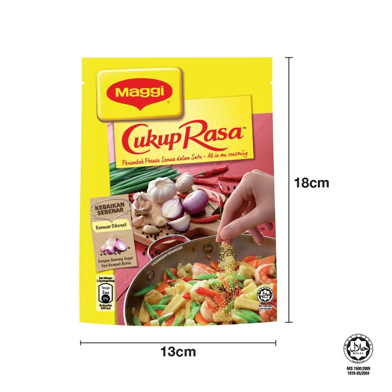 Maggi Cukup Rasa Seasoning Malaysia Cuisine MSG // Perfect for ASEAN ...
