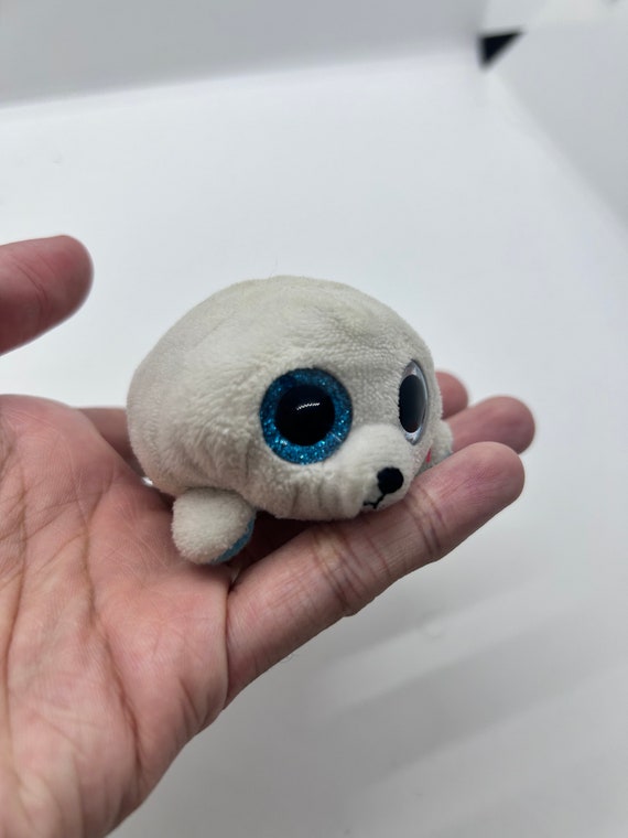 TY Beanie Boos 12 ICY Seal White Plush Stuffed Animal Toy Blue Sparkly Eyes Unique Rare Merchandise Etsy UK