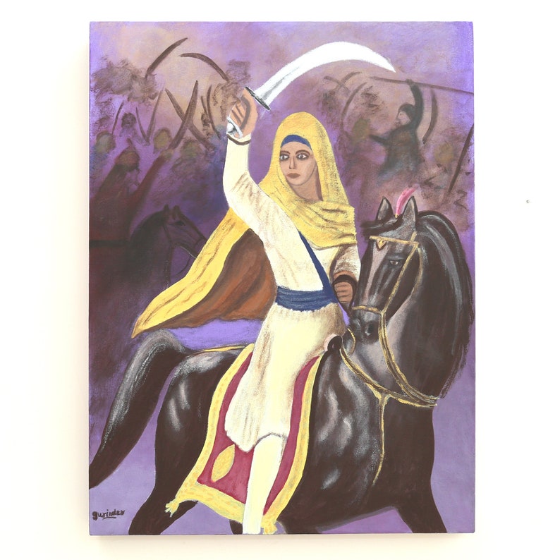 Sikh Art Collection / Mai Bhago - Etsy
