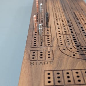 Deluxe Cribbage Board Game CNC Files: Laser Cut 3D Printer Plans - Etsy