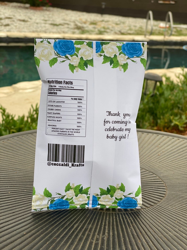 Mickey Mouse Baby Shower chip Templates INSTANT DOWNLOAD Digital File ...