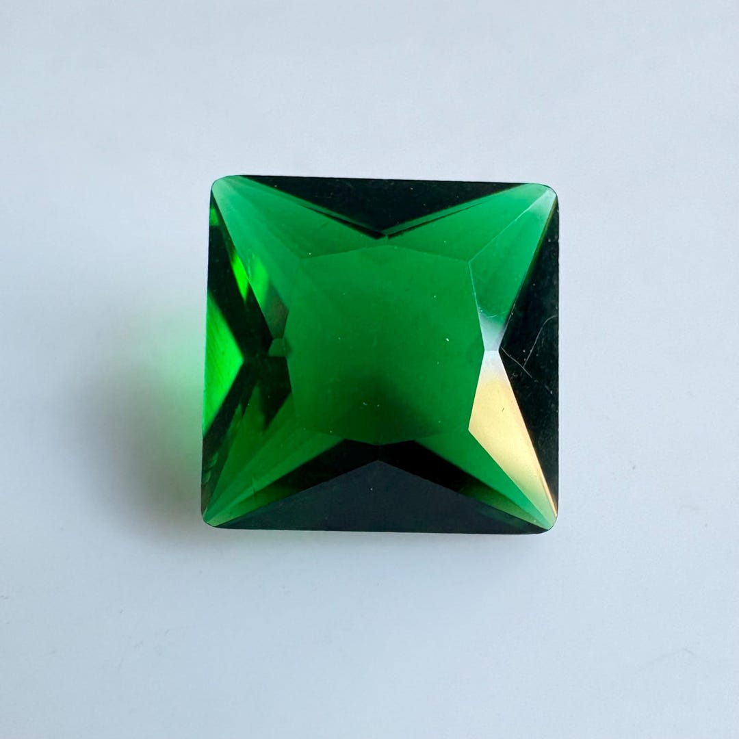9mm Emerald Square Cut Stone - Price per Piece - Etsy