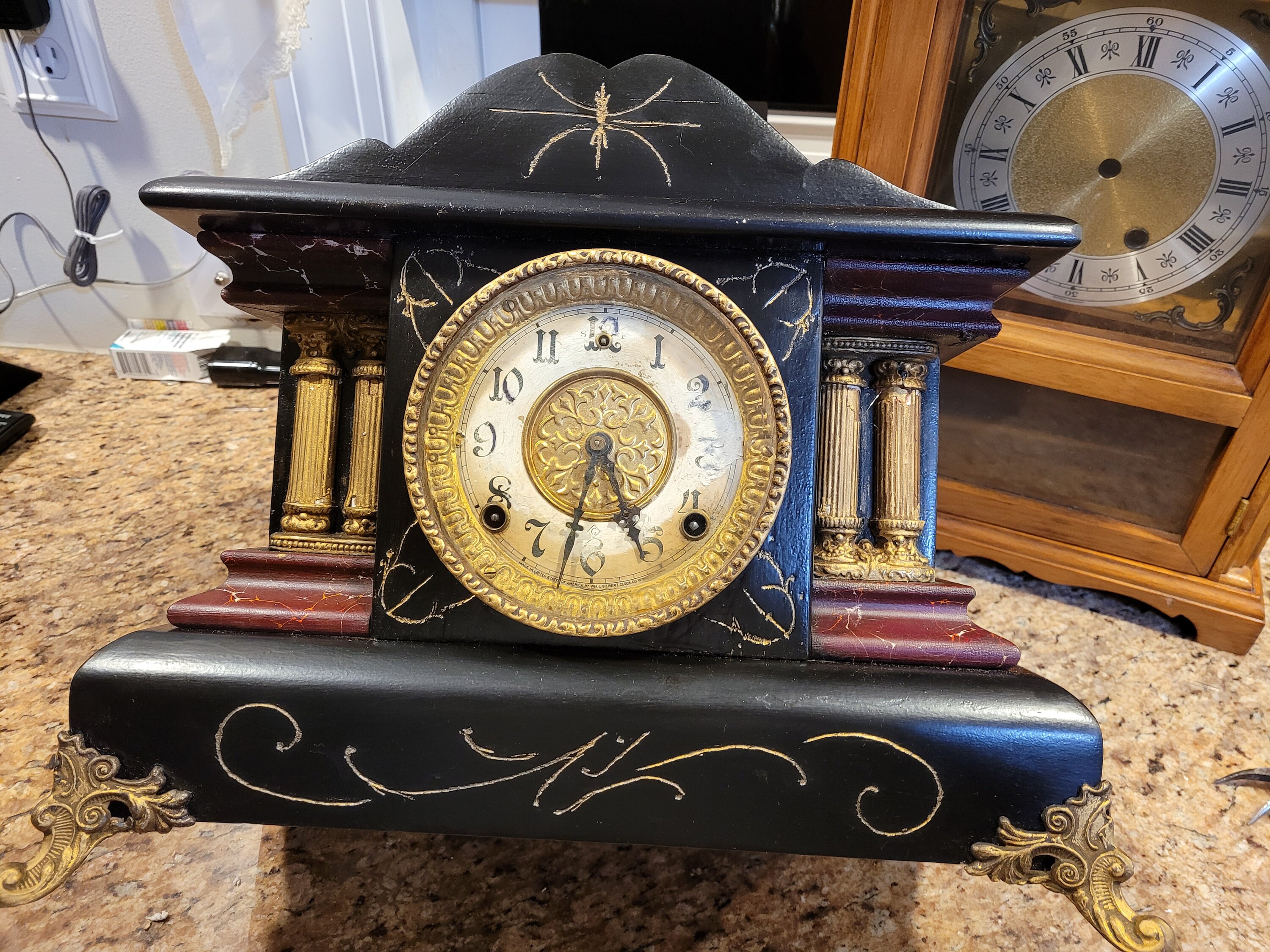 Home & Living Home Décor RESTORED !! Antique Working RARE 1910 GILBERT ...