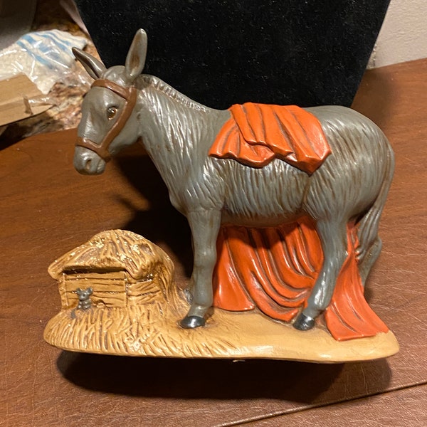 Ceramic Donkey Figurine - Etsy