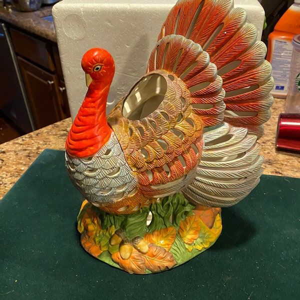 Ceramic Turkey Centerpiece - Etsy