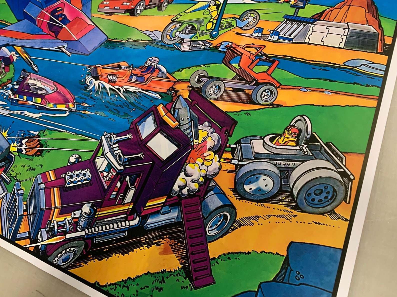 Custom Digitaly Restored 1985 M.A.S.K. PRINT 32x19 - Etsy