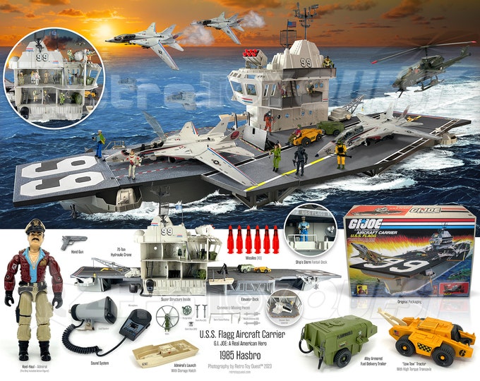 G.I. JOE A Real American Hero U.S.S. Flagg: Aircraft Carrier Reference ...