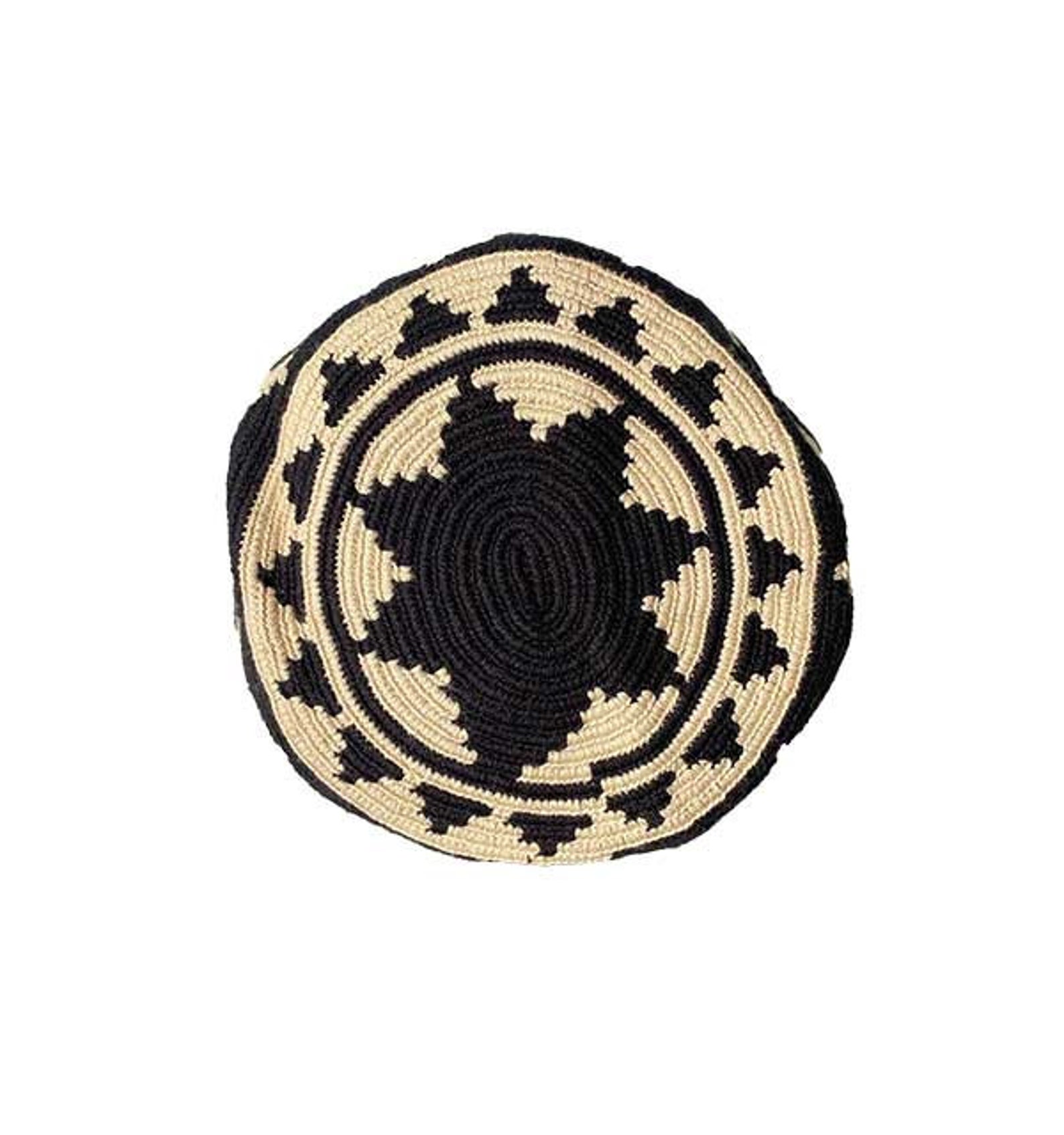 BEIGE AND BLACK Wayuu Bag | Handmade Beach Bag | Wayuu Mochila Bag ...