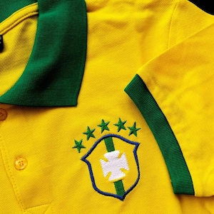 Brazil Polo Shirt Brasil National Football Team T-shirt Brazilian ...
