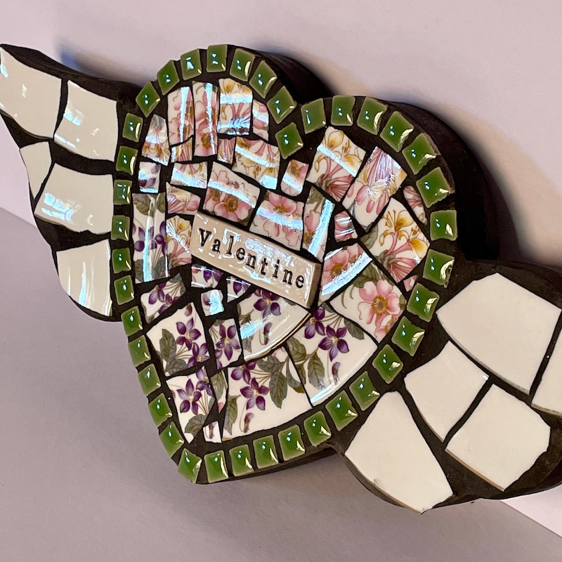 Mosaic Heart - Etsy